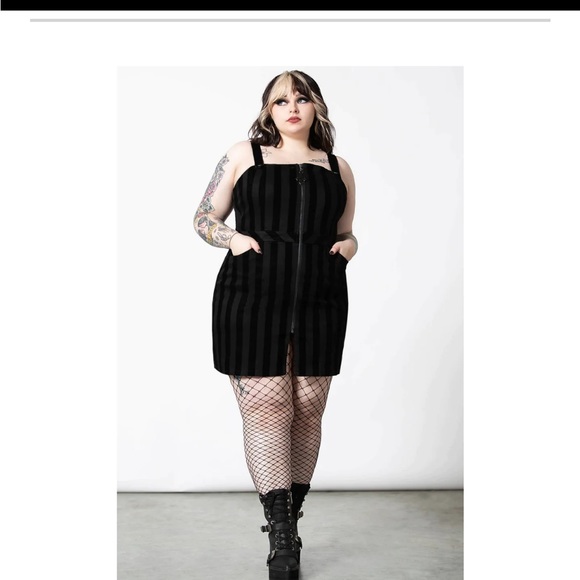 Killstar | Dresses | Zipper Black Dress | Poshmark